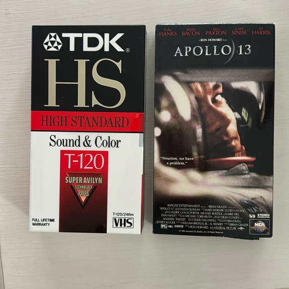 TDK | Cameras, Photo & Video | Vintage Apollo 3 Movie On Vhsplus Blank ...